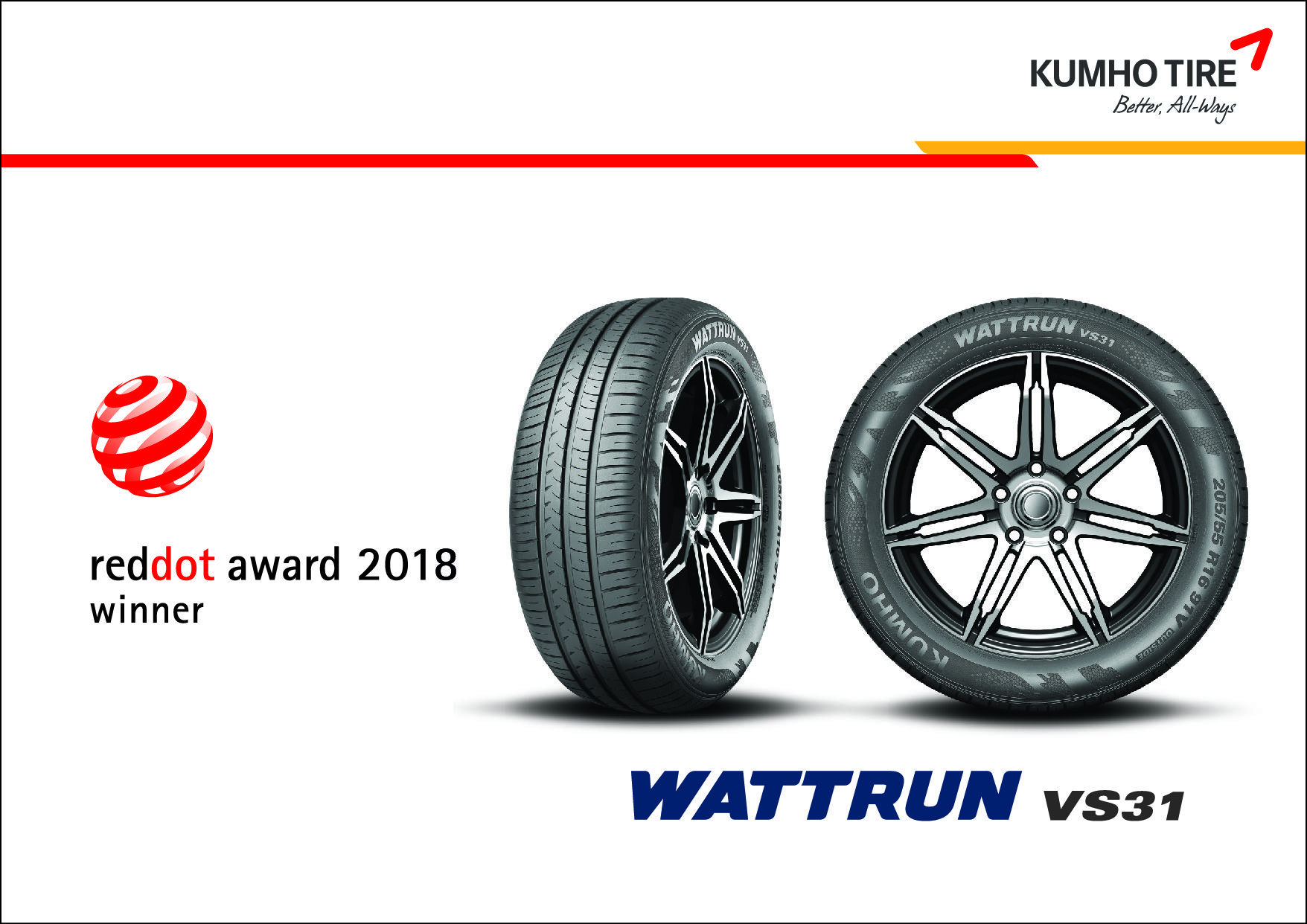 Wattrun VS31 – Kumho’s Exclusive Tyre for Electric Vehicles